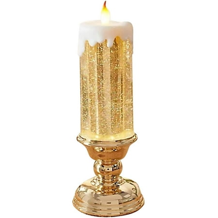 Lonbiaci LED Flameless Candle Rechargeable Electronic LED Waterproof ...