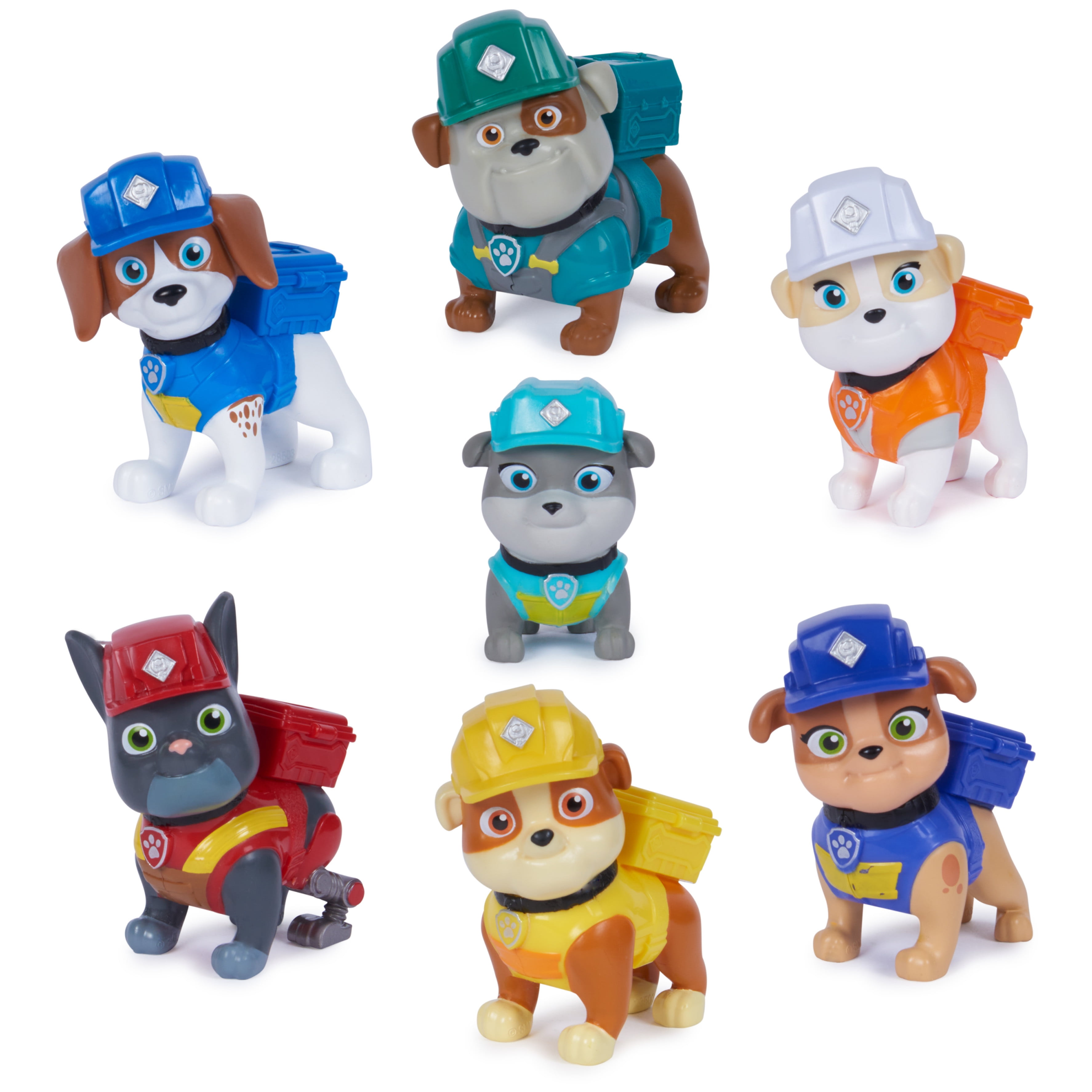 Rubble & Crew, Toy Figures Gift Pack, with 7 Collectible Figures ...