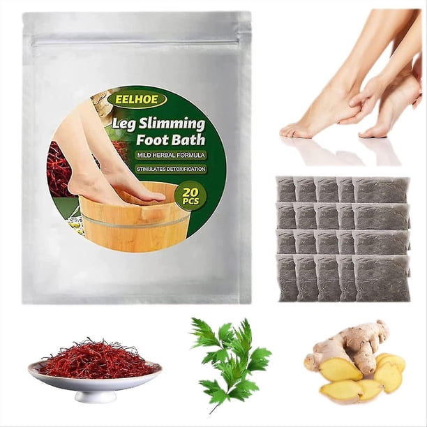10-30pcs Lymphatic Drainage Ginger Foot Soak, Leg Slimming Foot Bath ...