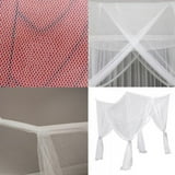 Rubrum Rosa 4 Corner Post Bed Canopy Curtain, Polyester Mosquito Net ...