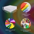 FabricLA Acrylic Felt Fabric, Pre Cut 12x12 Inches, White, 14 Pieces ...