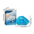 Miubagial Soap Bar Hand Soap Bar Whole Body Soap Rocks Moisturizing Exfoliating Scrub Soap Set