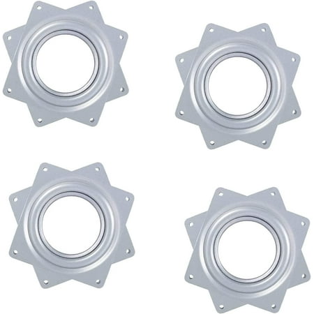 4 Pieces Swivel Plate, 360 Degree Tray, Fully Galvanized, Load Bearing ...
