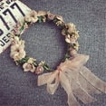 SPRING PARK Floral Fall Boho Headband Flower Crown Festival Wedding ...