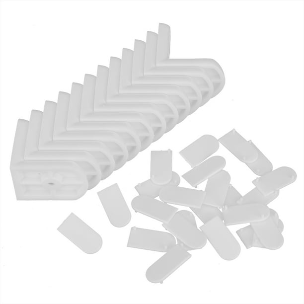 Corner Fastener,24Set L‑Shaped Right Angle Furniture Corner Brace ...