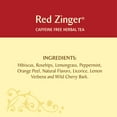 Hibiscus Tea, Red Zinger Herbal Tea, Caffeine Free, 20 Tea Bags (Pack ...