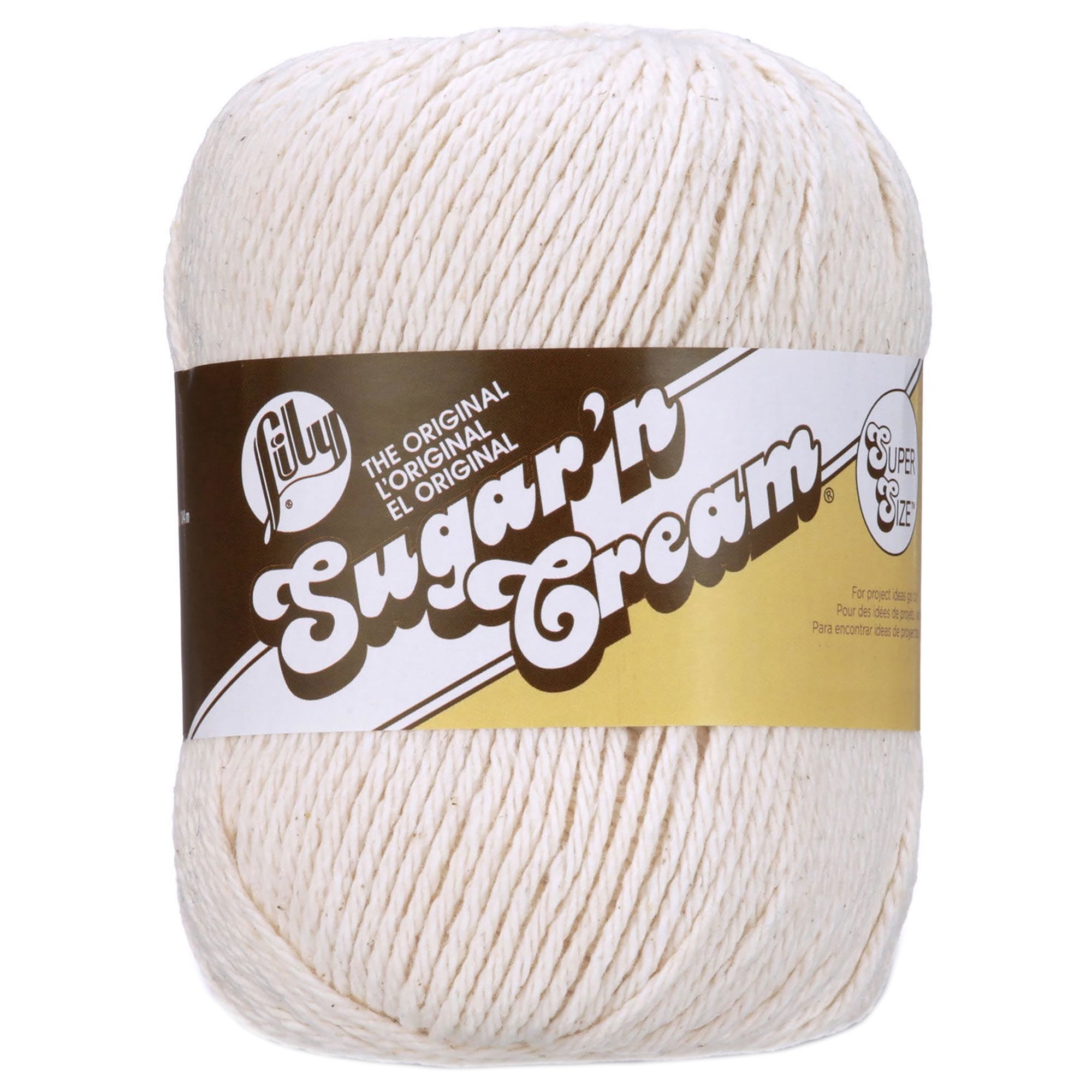 Click here for Lily Sugarn Cream Super Size Yarn  Cotton #4 Mediu... prices