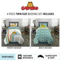 Garfield 4-Piece Totally Tabby Bed in a Bag, Twin - Walmart.com