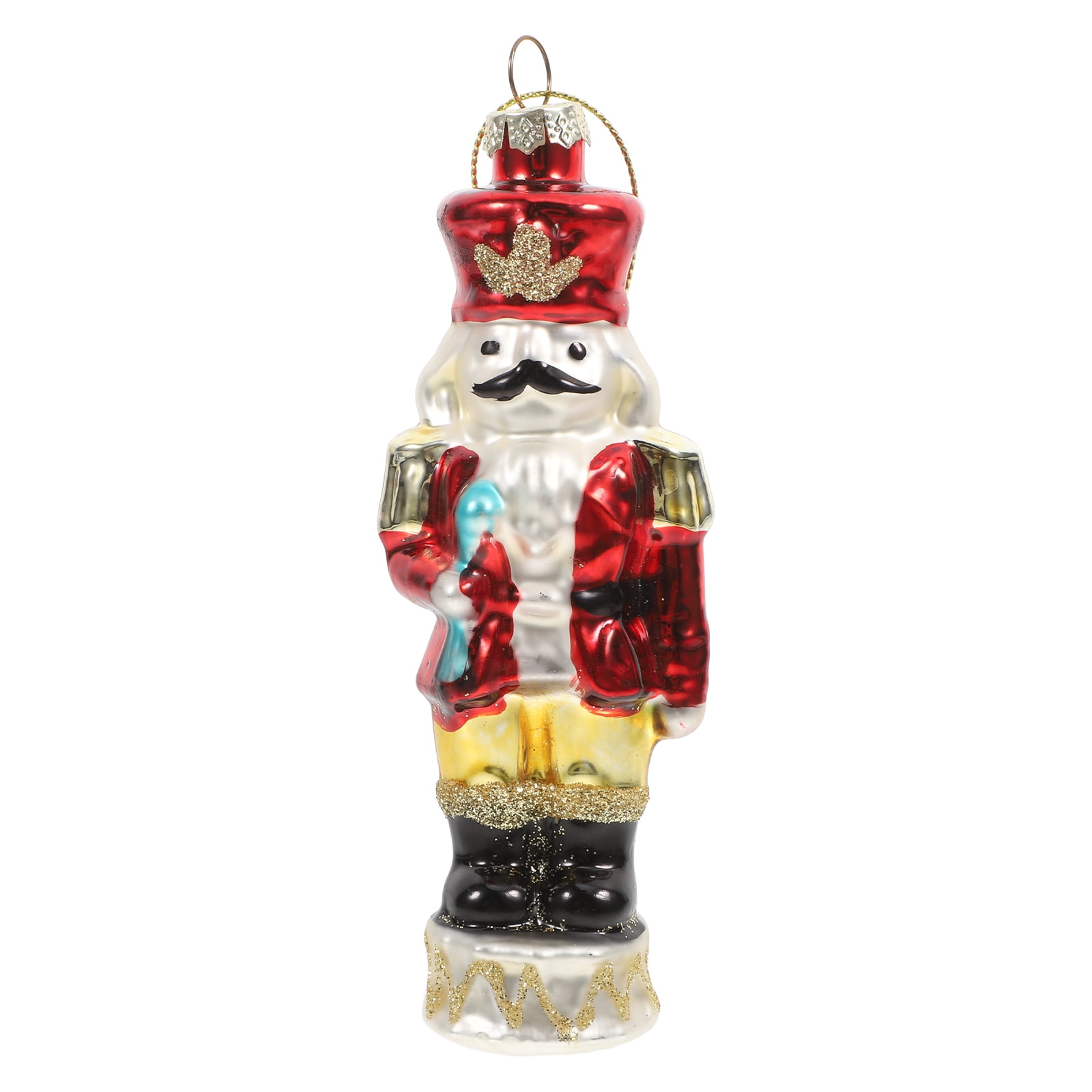Click here for Shisuyan Glass Nutcracker Soldier Ornament Xmas De... prices