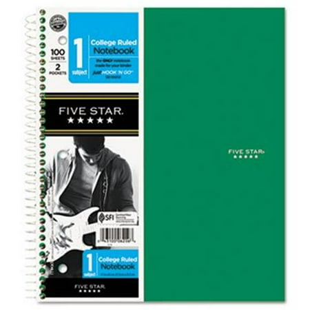 1 Subject Wirebound College Notebook - Green | Walmart Canada