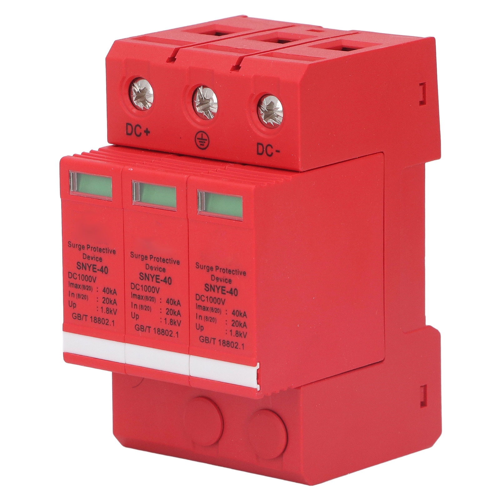 2Pack Orange Red Combiner Box Surge Protection Device Distribution 2Pack Orange Red Combiner Box Surge Protection Device Distribution