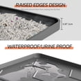 Silicone Cat Litter Mat Dark Grey 22"x34" - Walmart.com