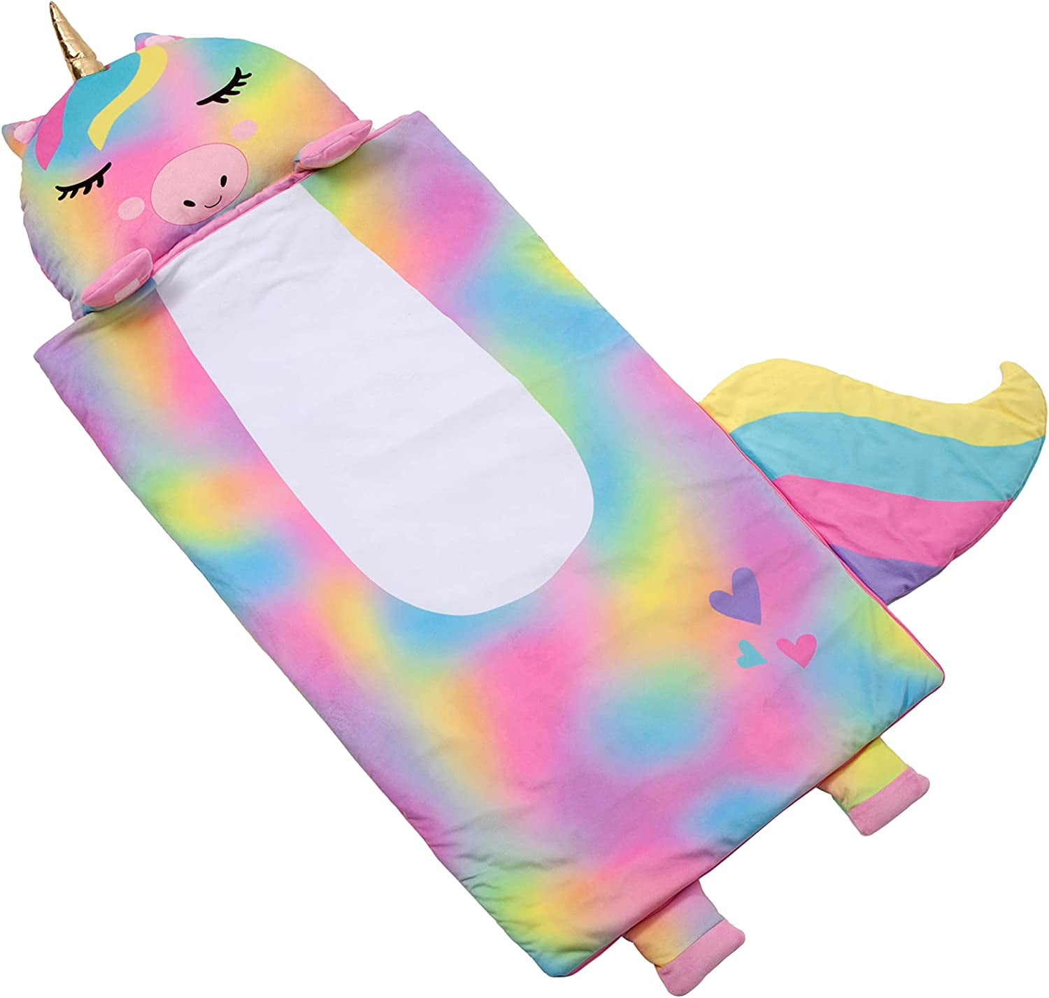 Girl's Nap Buddies Unicorn Preschool Nap Mat, Toddler Sleeping Bag with ...