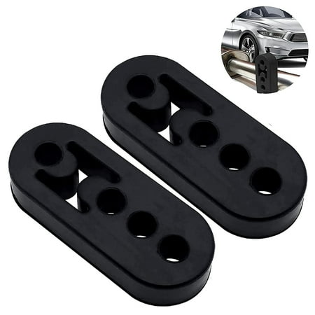 2pcs Car Universal Rubber Exhaust Hanger Bushing Muffler Insulators ...