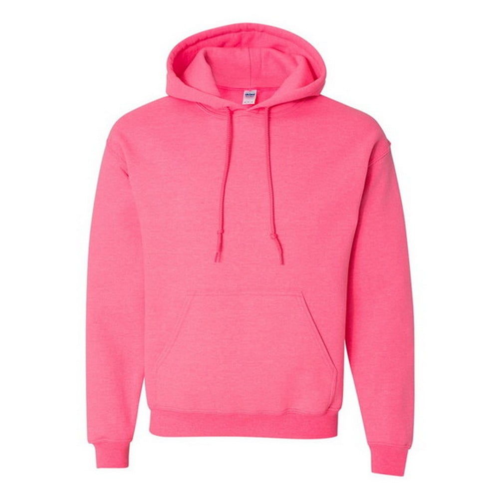 Gildan - Sudadera con capucha de combinación de tejidos Unisex (Rosa ...