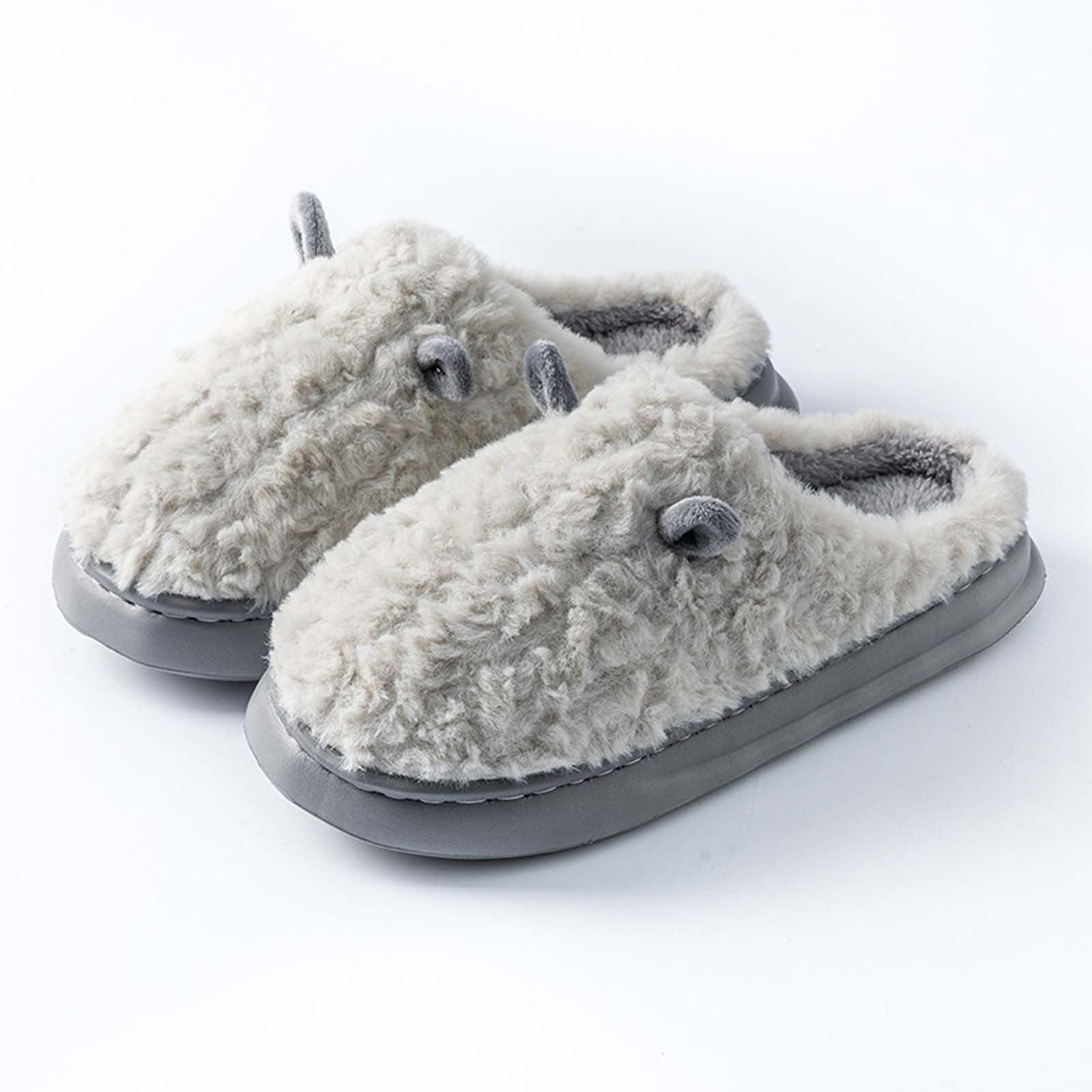 Click here for Chaochao Adult Mens Non-Slip House Slippers Plush... prices