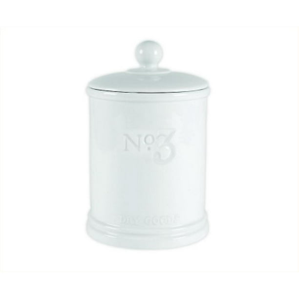 Everyday White by Fitz and Floyd Bistro Large Numbers Canister ... Everyday White by Fitz and Floyd Bistro Large Numbers Canister ...