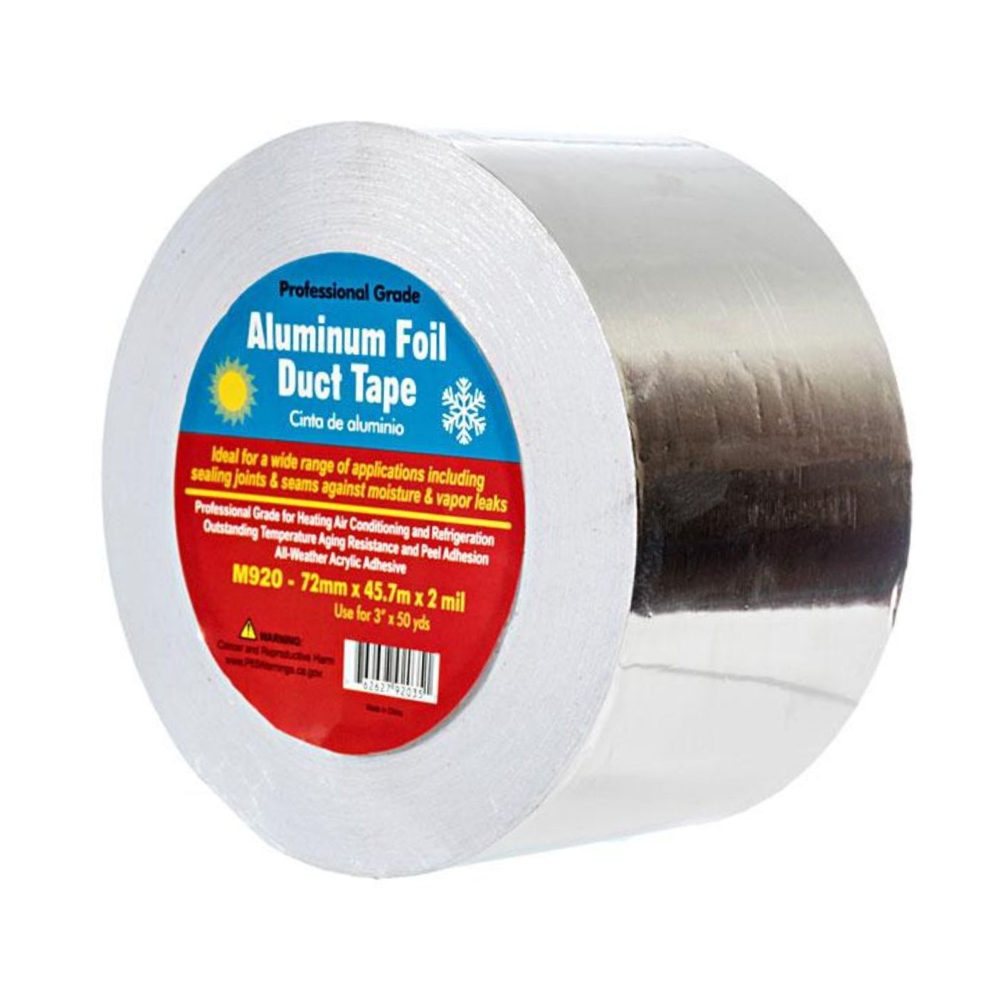 MERCO M920 C/W Foil Tape 72mm x 45.7M - 16 Roll Case Contractor Grade - Walmart.com
