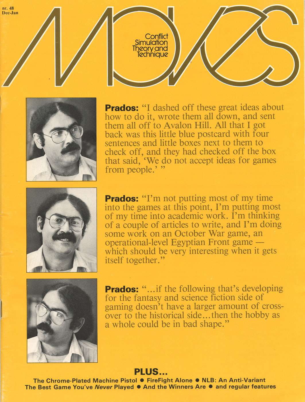 Moves Magazine #48 The Chrome-Plated Machine Pistol, FireFight Alone ...