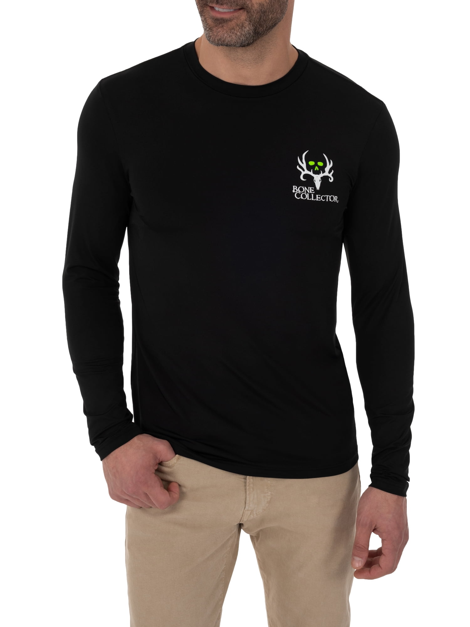 Bone Collector Men's Insect Repellent Long Sleeve Performance Graphic ...