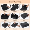 12 Pack 10.6x7.8x3.1 Inch Black Gift Boxes with Lids, Bridesmaid ...