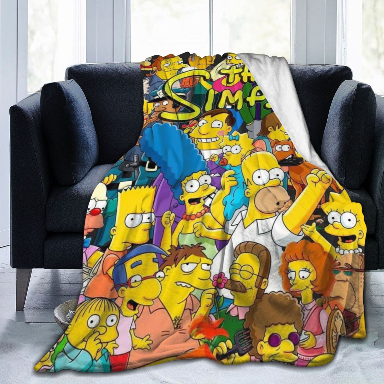 Click here for Blingdills Soft Plush Throw Blanket The Simpsons C... prices