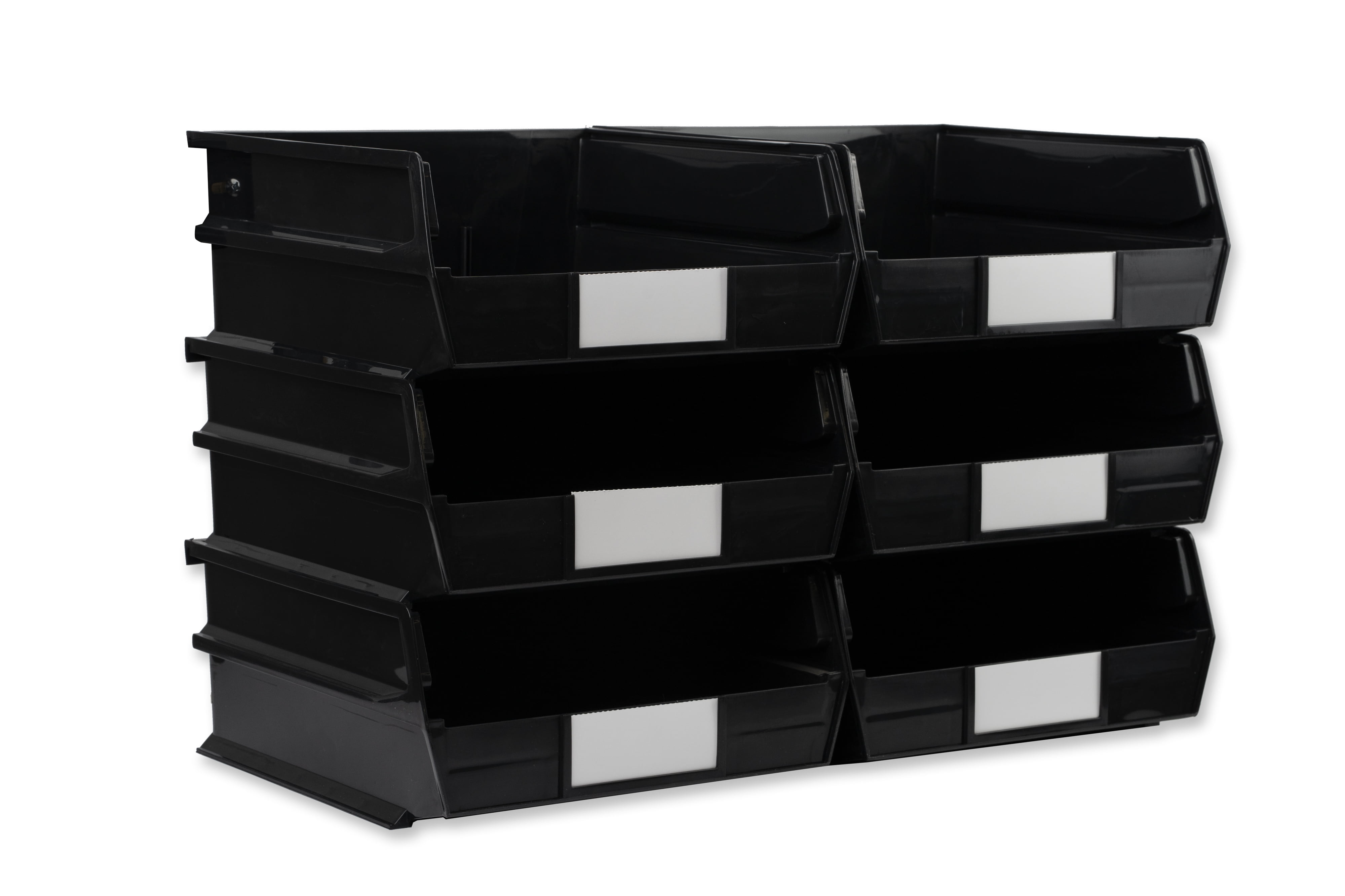 LocBin 10-7/8 In. L x 11 In. W x 5 In. H Black Stacking, Hanging ...