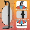 12 Inch Heavy Duty Spinning Prize Wheel with stand,10 Color Slots ...
