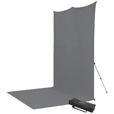 Westcott X-Drop Pro Fabric Backdrop Kit (Neutral Gray, 8 x 8 ...