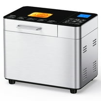 TINANA 25-in-1 Stainless Steel Bread Maker Machine, 2 LB Wheat Bread ...
