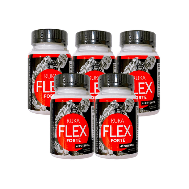 Pack de 5 Kuka Flex Forte 30 capletas Kukamonga negro | Walmart en línea