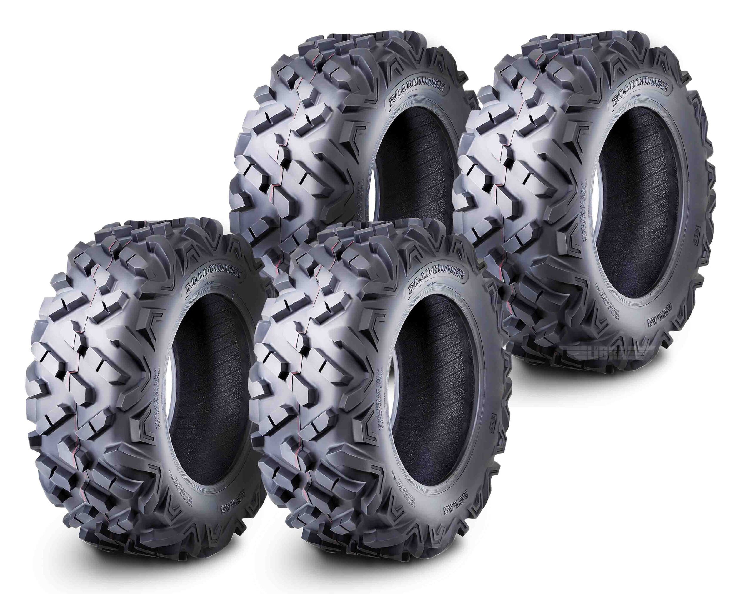 Free Shipping! Set 4 Roadguider ATV UTV Tires 25x10-12 25x10x12 6PR ...