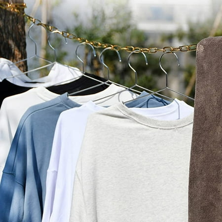 Stainless Steel Clothesline Windproof Clothes Drying Rope Chain ...