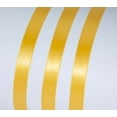 Offray Ribbon, Yellow Gold 3/8 inch Single Face Satin Polyester Ribbon ...