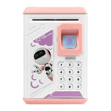 Creative Fingerprint Electronic Piggy Bank ATM Password Money Cute For ...