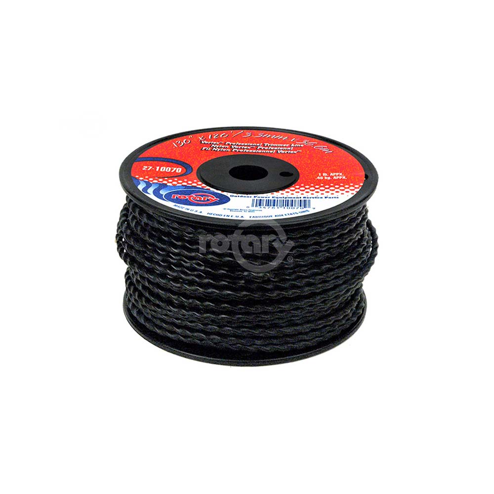 Rotary 10070 Vortex Trimmer Line .130 x 120' Sm Spool, Black - Walmart.com