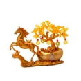 Siruishop Feng Shui Money Tree Horse Statue Chinese Year 2026 for ...