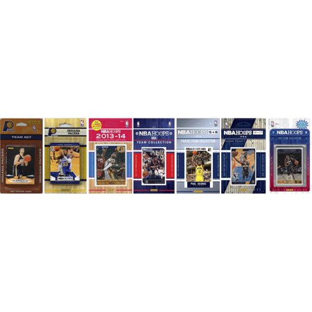 C&I Collectables NBA Indiana Pacers 7 Different Licensed Trading Card ...