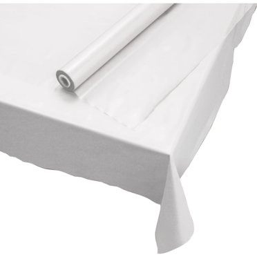 Little Rapids Caprice Paper Tablecover, Roll, 40" x 300ft, White ...