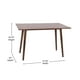 Flash Furniture Hatfield Collection Midcentury Dining Table, Dark ...