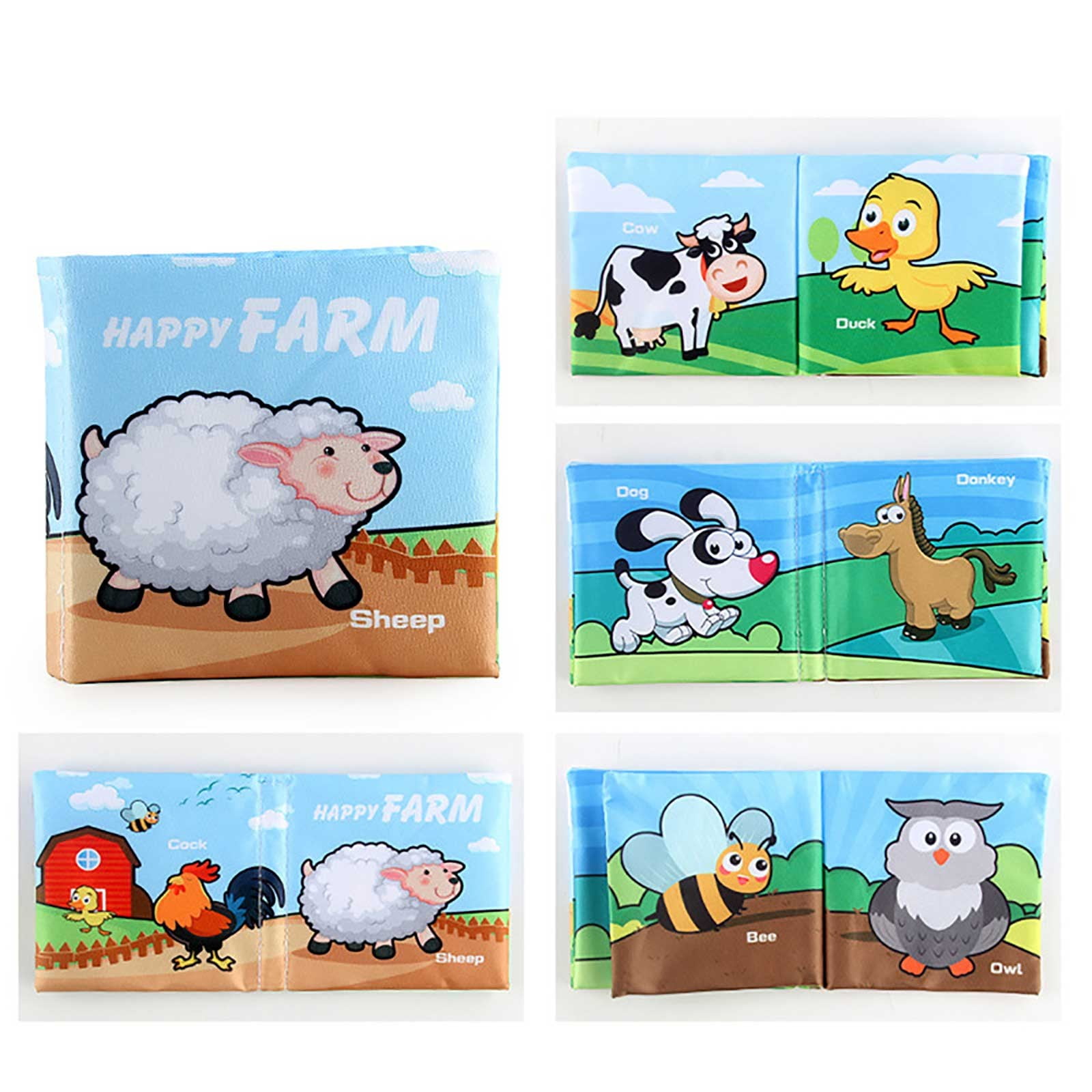 Click here for Yangzheee Baby Cloth Book Soft Interactive Early D... prices
