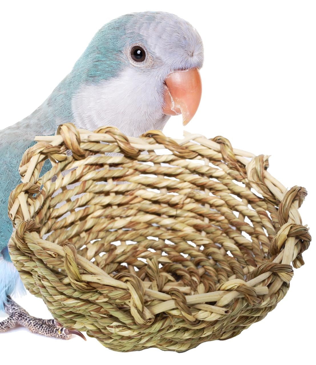 Bonka Bird Toys 1262 Natural Grass Bowl Natural Nest Craft Part ...