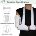 Insunen Arm Sarmiento Cuff - Sarmiento Brace for Humeral Shaft Fracture (White, L) - Walmart.com