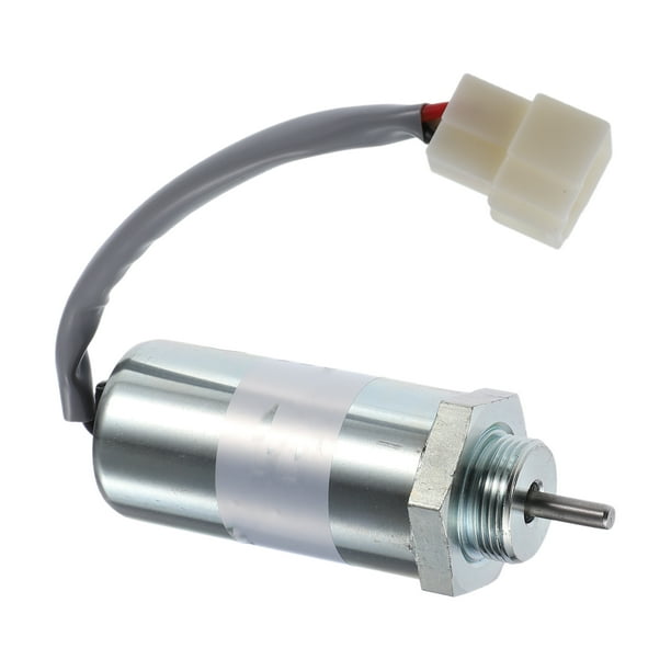 Unique Bargains Fuel Shut Off Stop Solenoid Valve Fit for Isuzu Engines ...