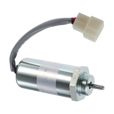 Unique Bargains Fuel Shut Off Stop Solenoid Valve Fit for Isuzu Engines ...