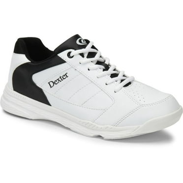 Dexter Mens Ricky IV WIDE Bowling Shoes- White/Black 6 1/2 E US ...