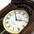 Bedford Clock Collection Noah 22 inch Chestnut Brown Wood Chiming ...