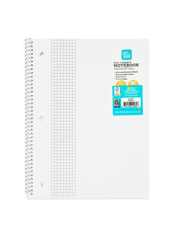 1-Subject Spiral Notebooks in Spiral Notebooks - Walmart.com