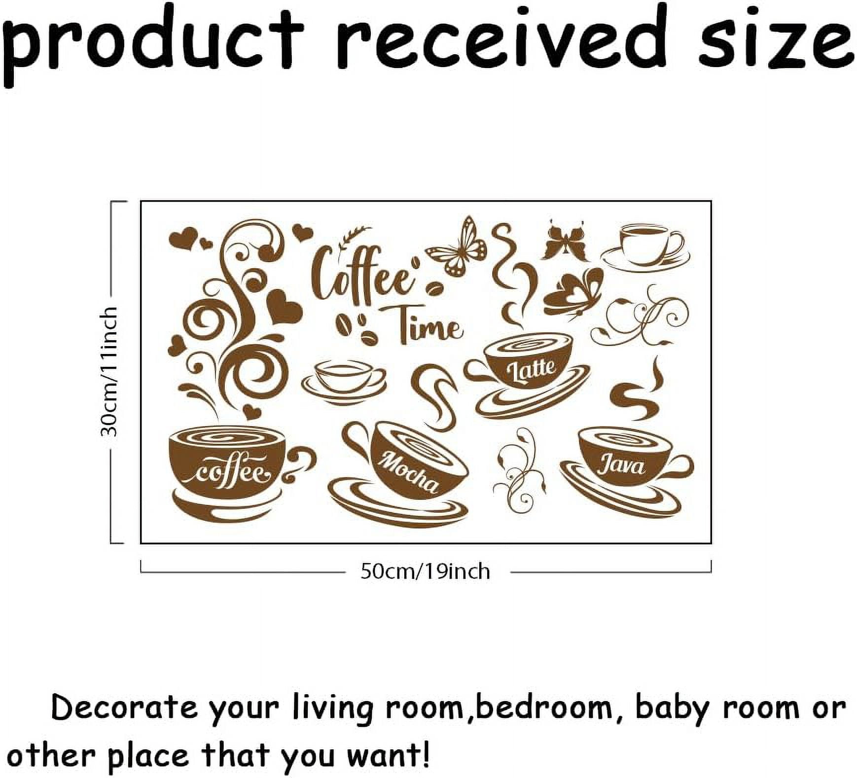 Coffee Themed Wall Decals Coffee Wall Decor Coffee Shop Quality