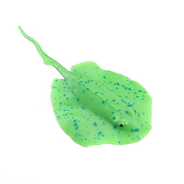 Silicone Glowing Aquarium Artificial Manta Ray Fish Ray Fluorescent ...
